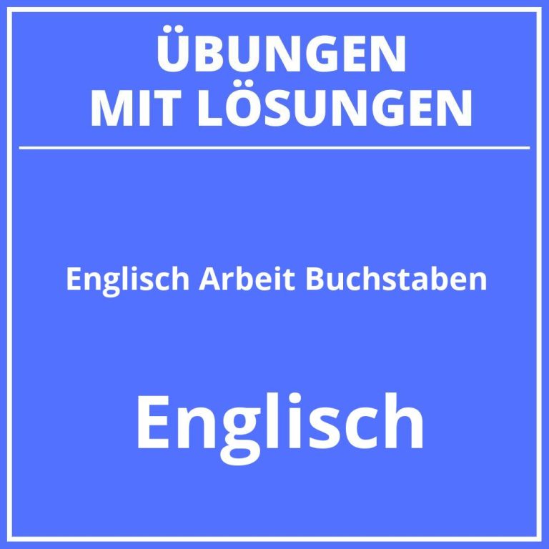 Mediation Englisch Übungen 7 Klasse PDF